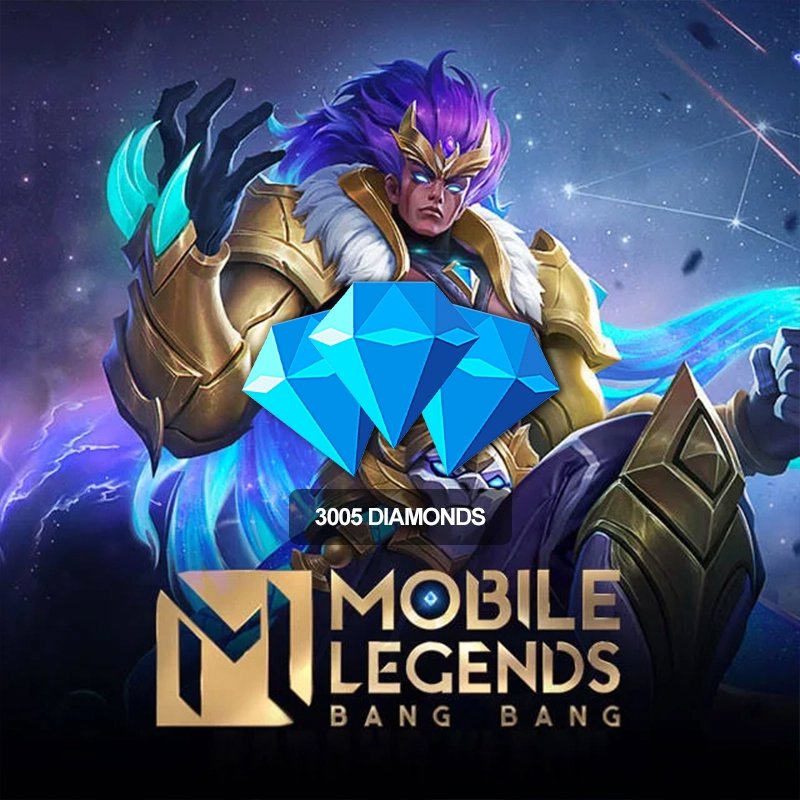 Cheapest Mobile Legends - 3005 Diamonds | livecards.net