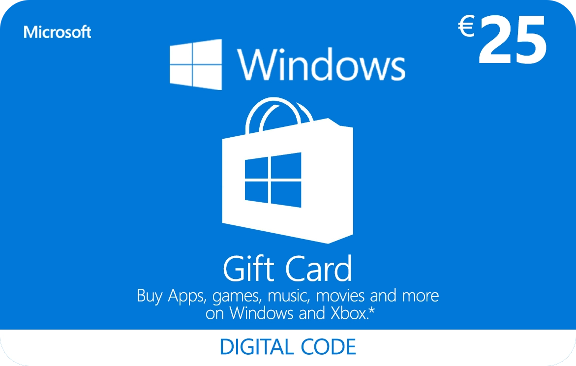 Cheapest Microsoft Gift Card 25 EUR | livecards.net