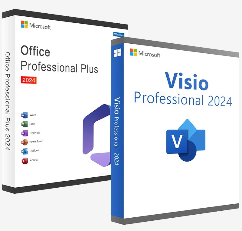 Cheapest Microsoft Office 2024 Professional Plus + Visio 2024 ...